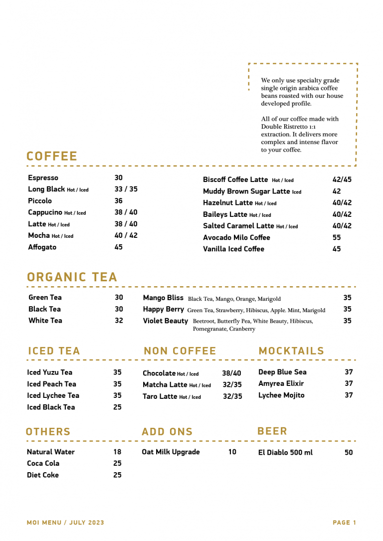 MOI Menu - Amyrea